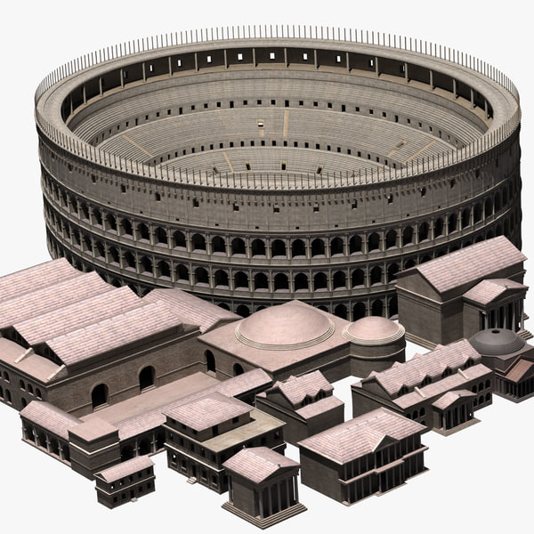 roman colosseum 3d model