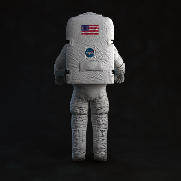 astronaut t-pose 3d model