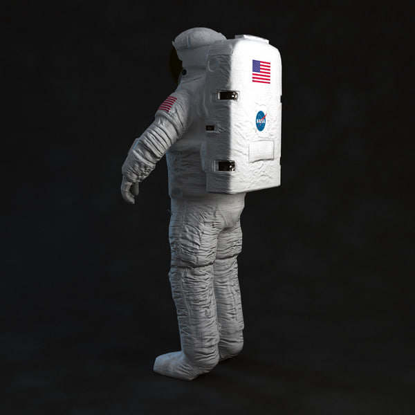 astronaut t-pose 3d model