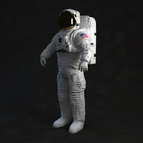 astronaut t-pose 3d model