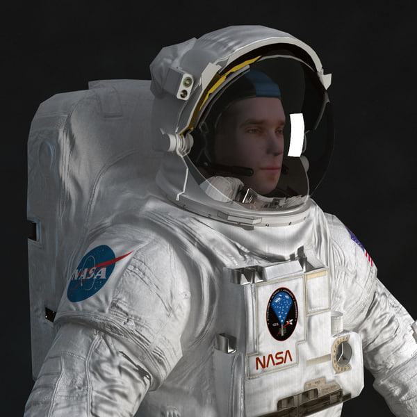 astronaut t-pose 3d model
