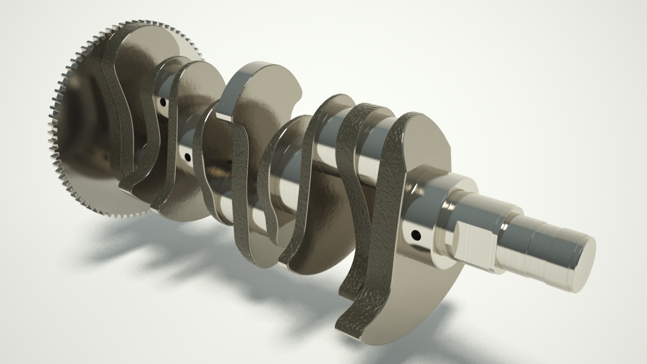 crankshaft engine 3d model