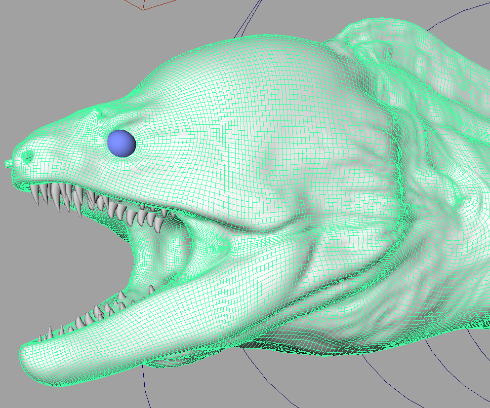 moray eel 3d model