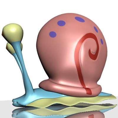 3d model gary snail