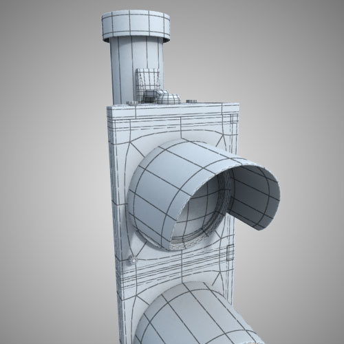 3d traffic light model