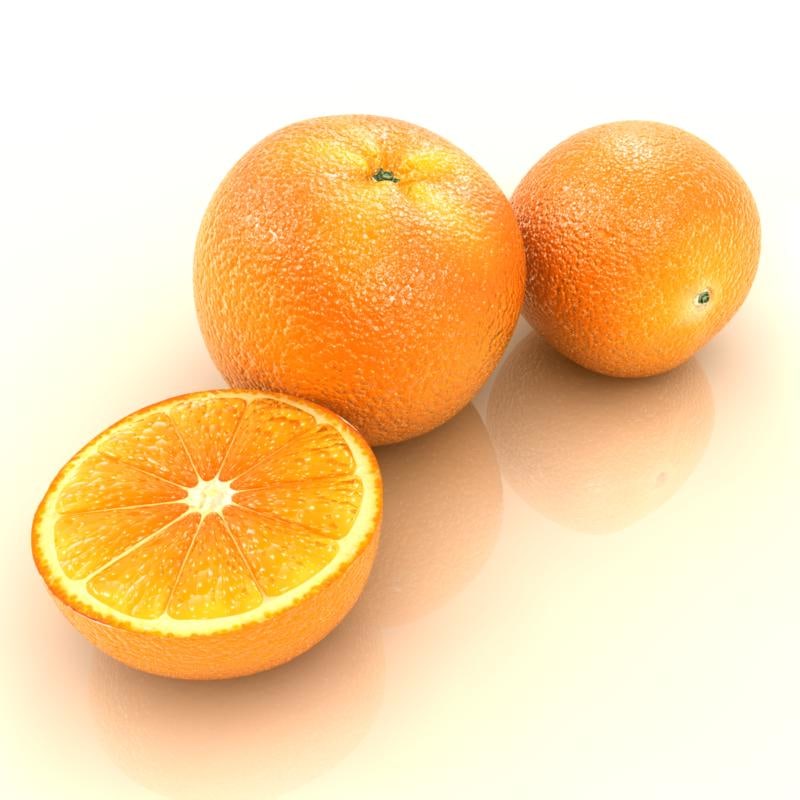 oranges 3d model