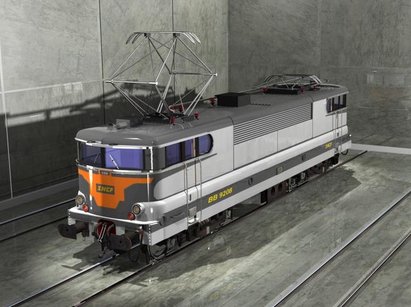 3d model locomotive sncf