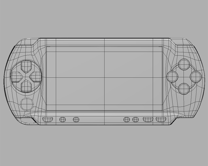 psp 3d model