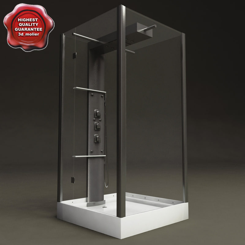 Shower Hydromassage Cabin 3d Model