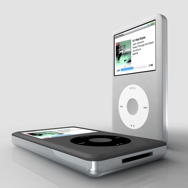 apple ipod classic 3d model
