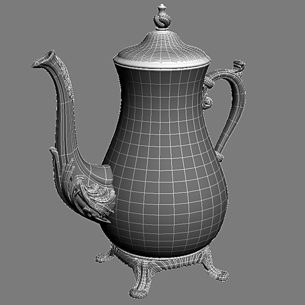 3d model of antiquarian jug