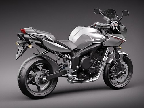 yamaha fz-6 fz 6 3d model