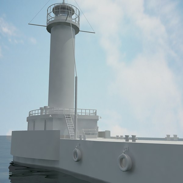 shipping port 3d model