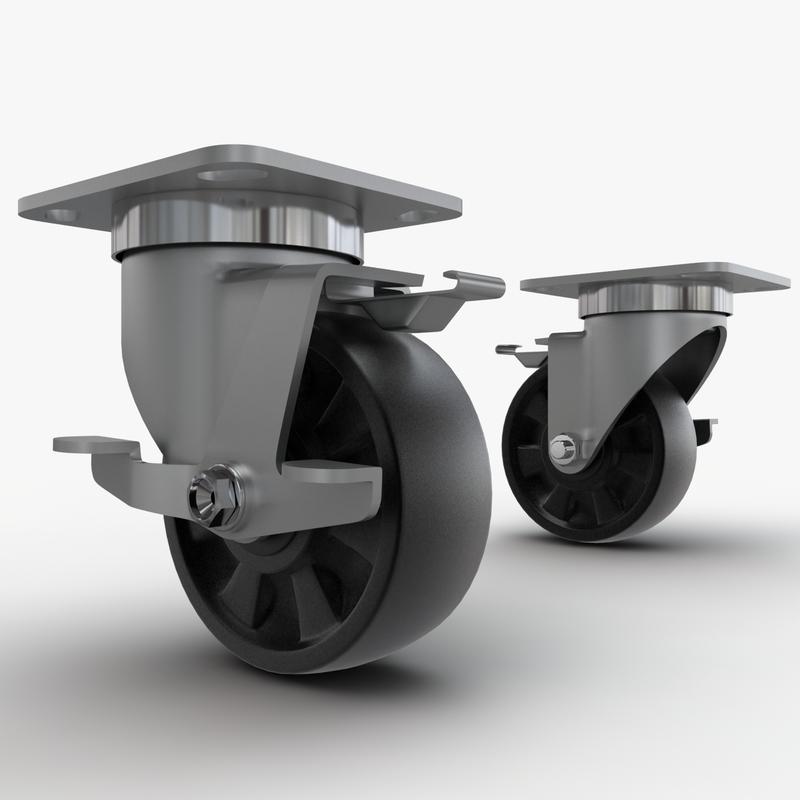 caster wheel 3d model