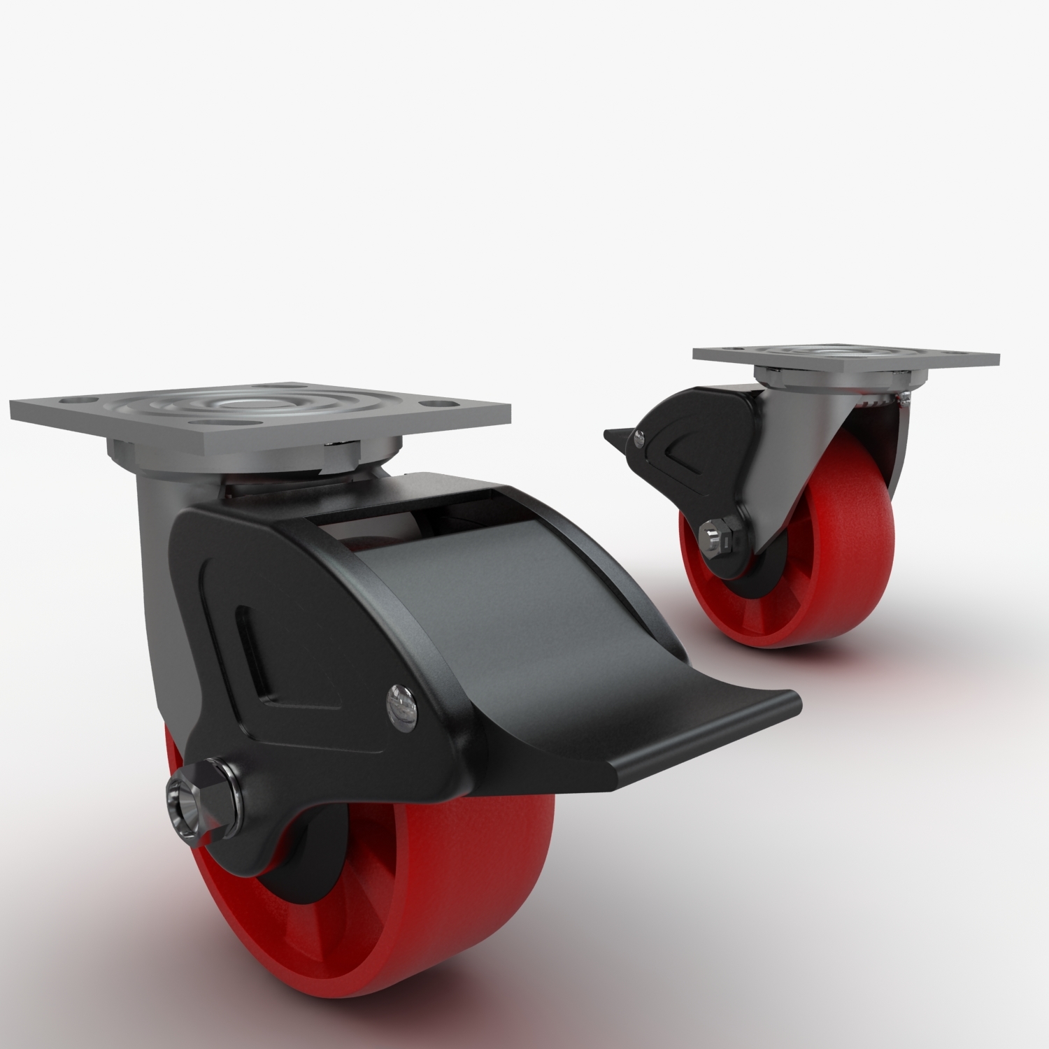 caster wheel 3d model