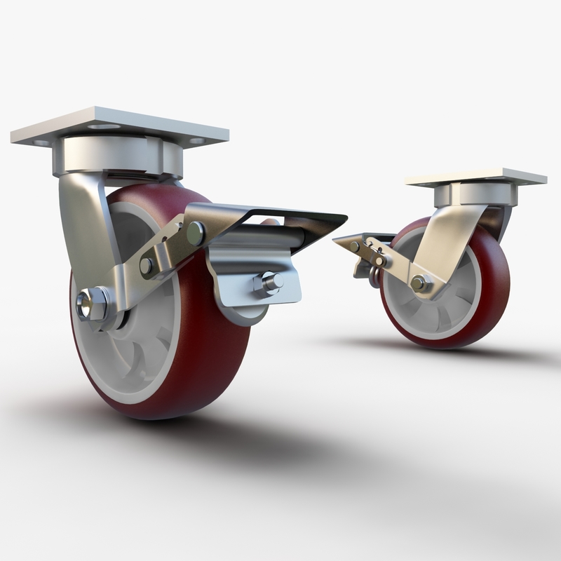 caster wheel 3d model