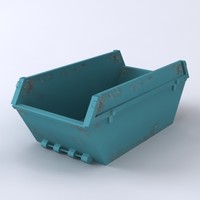 3d industrial skip model