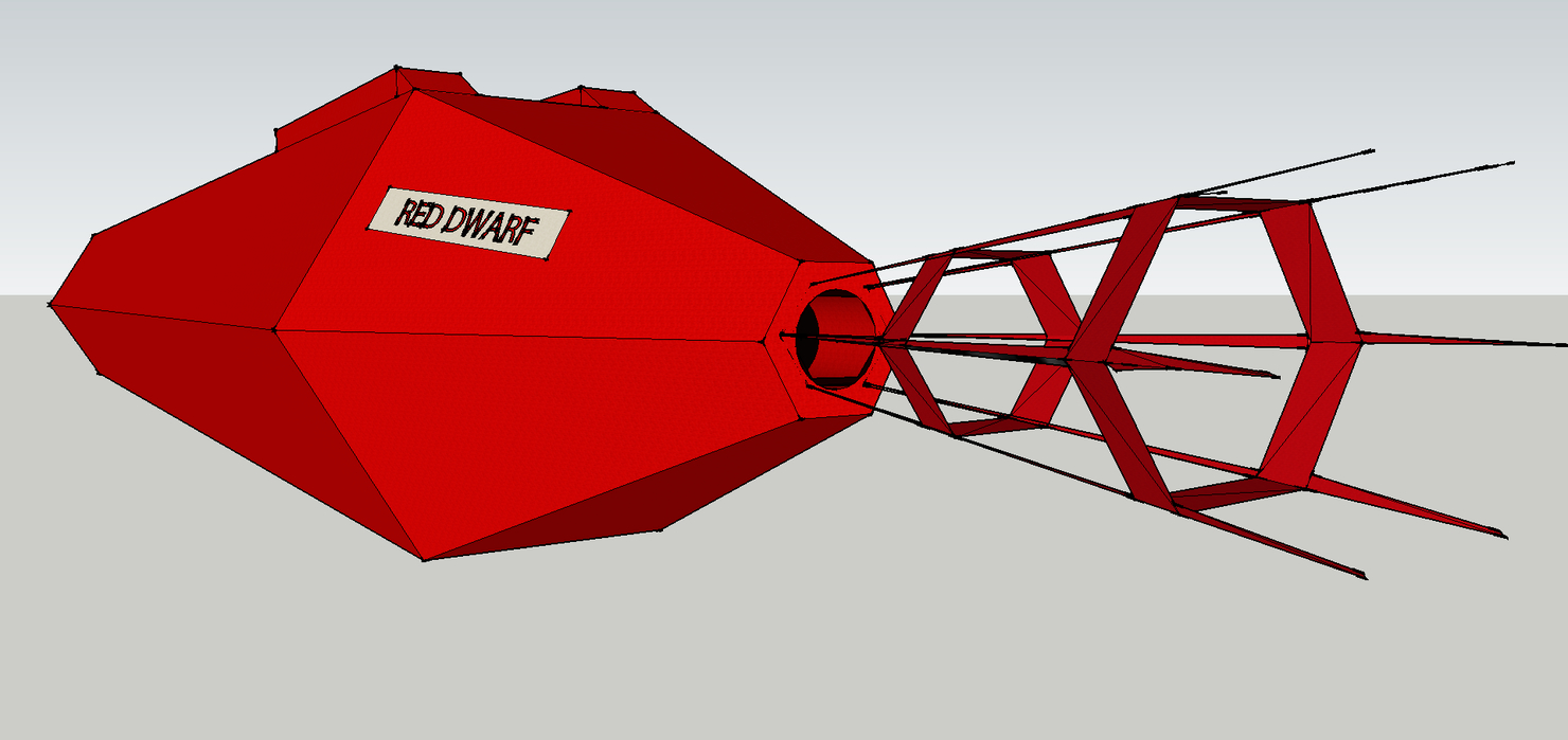 free red dwarf 3d model