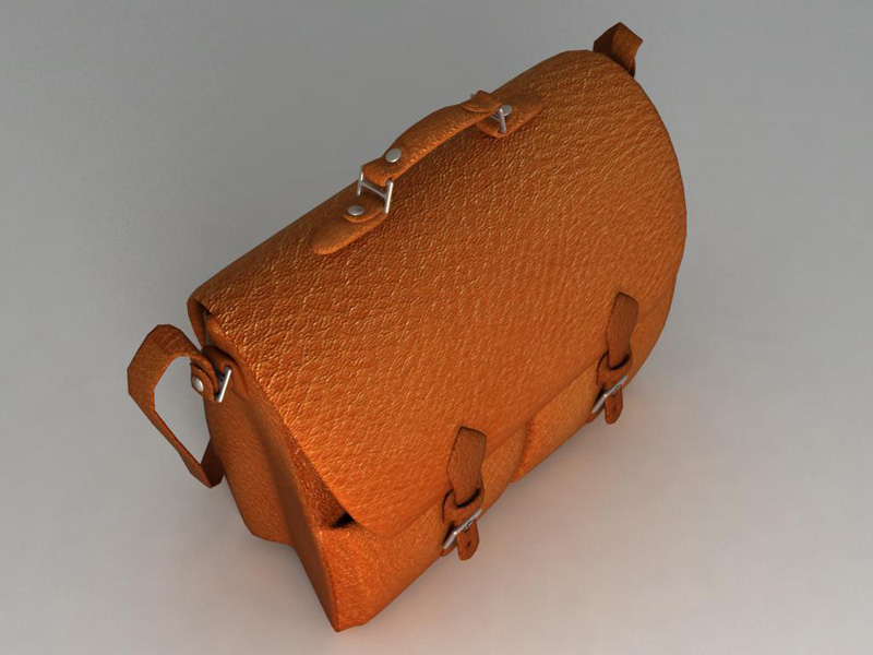 leather bag 3d model