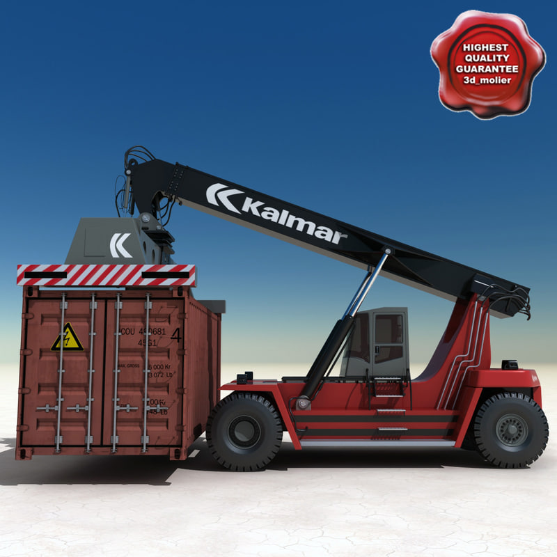 max kalmar reach stacker container