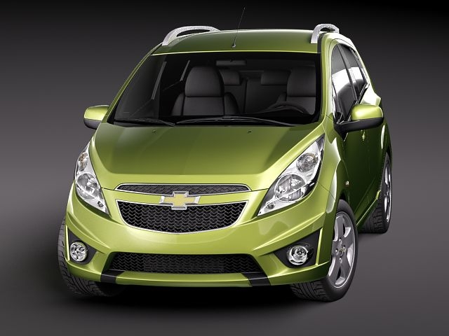 chevrolet spark 3d model