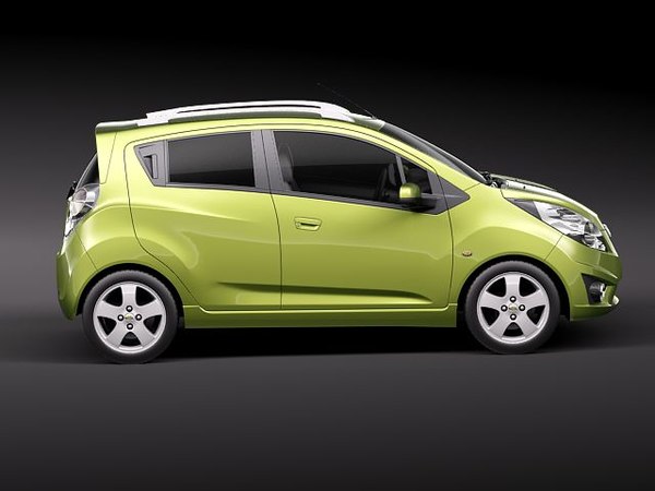 chevrolet spark 3d model