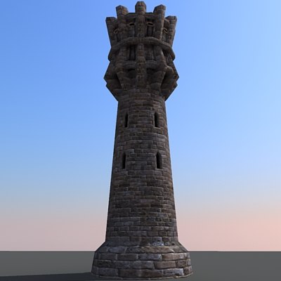 medieval tower 3ds