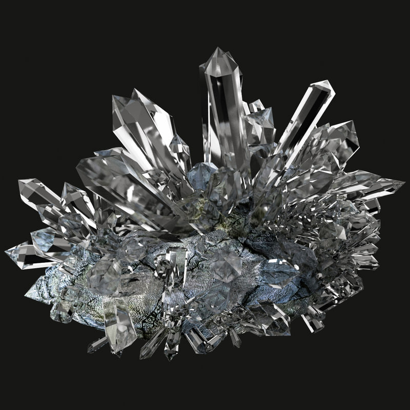 mineral quartz 3d model
