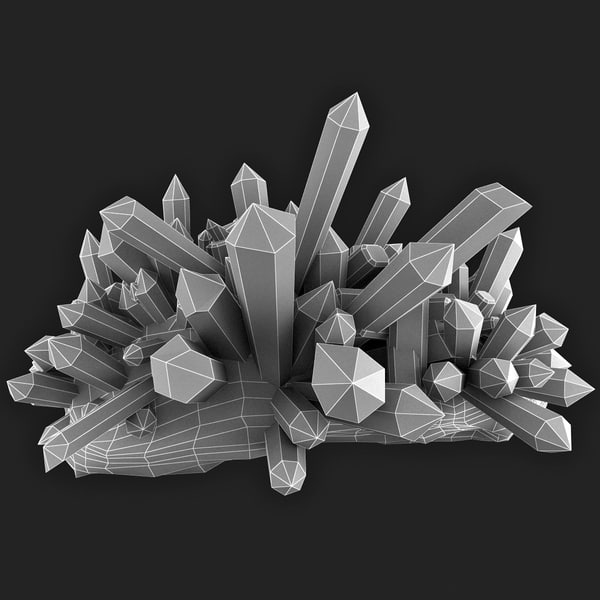 mineral quartz 3d model