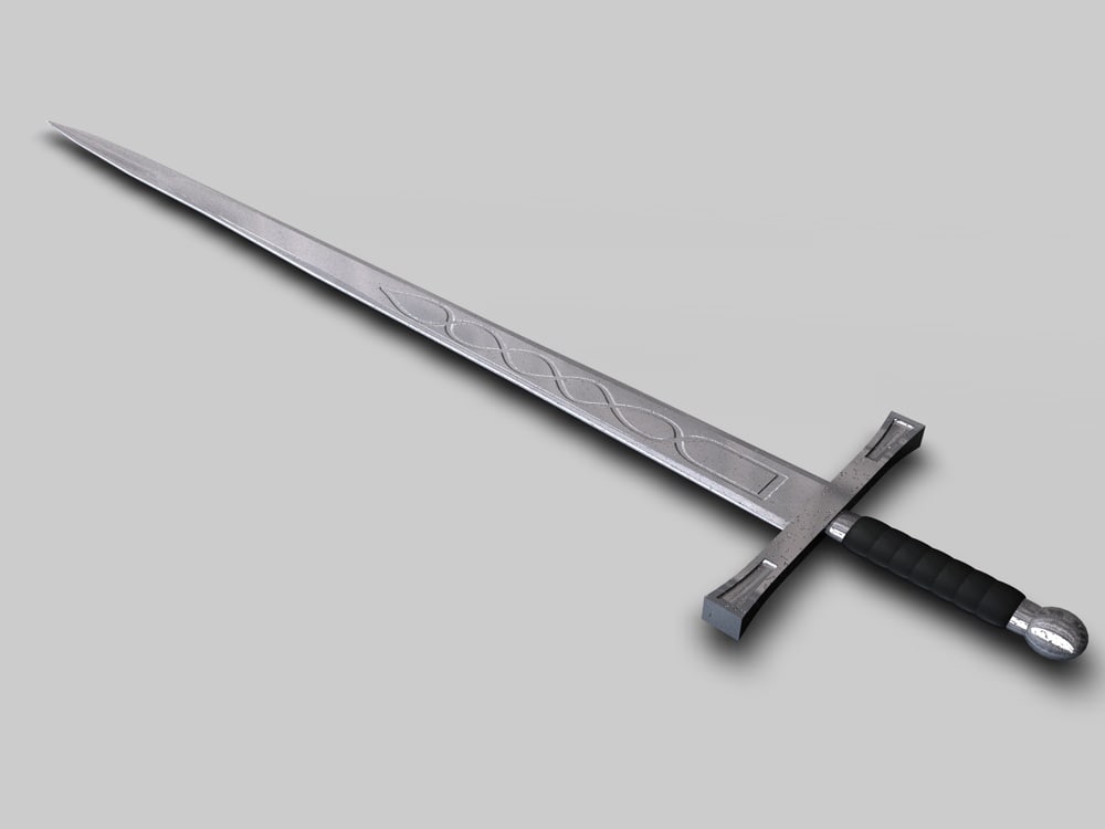 3d model basic sword