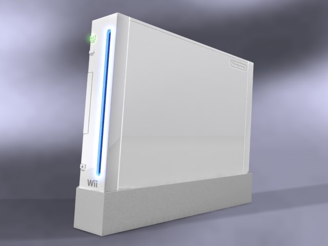 3d nintendo wii model