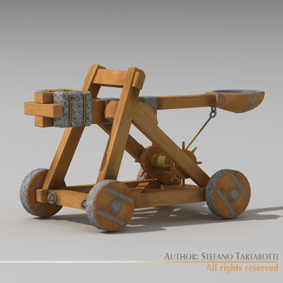 3d catapult model