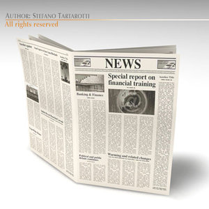Newspaper 3D Models for Download | TurboSquid