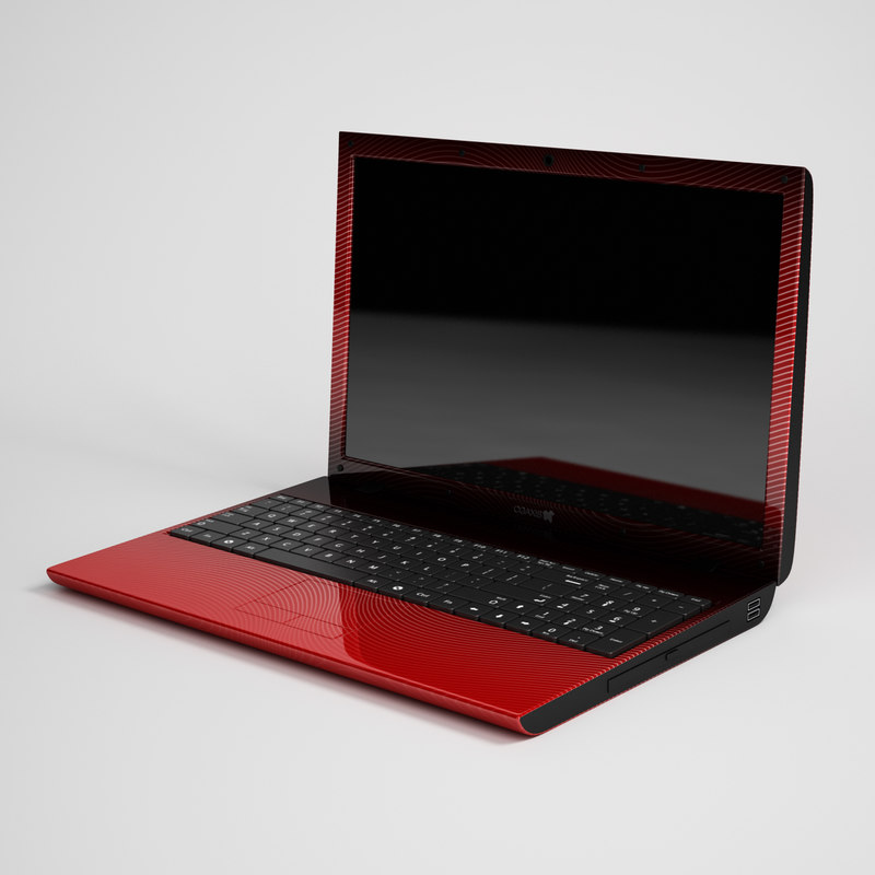 3d laptop model