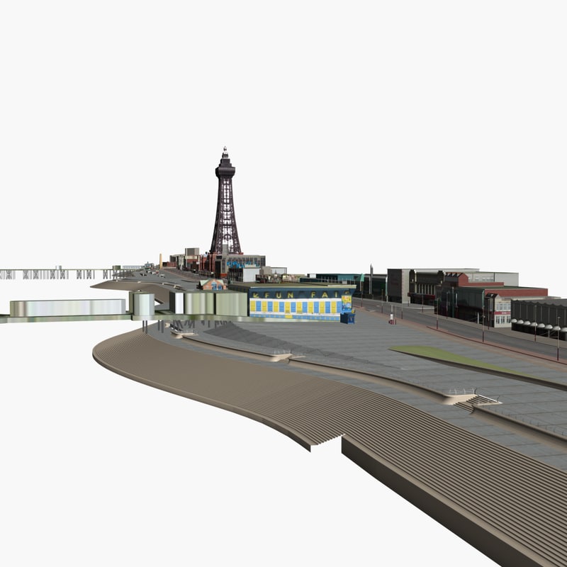 blackpool modelled 3d model