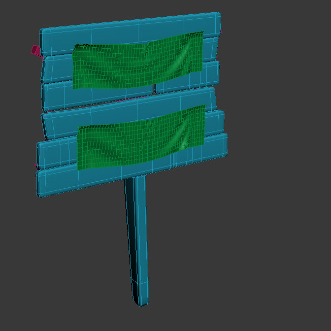 3d wooden message board