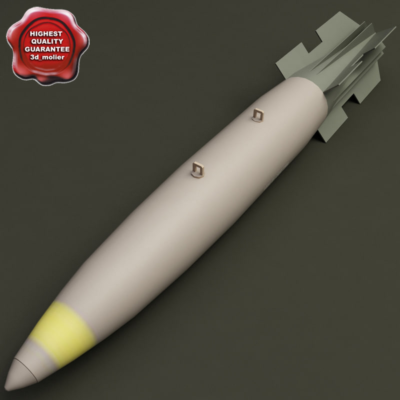 aircraft bomb mk-82 snakeye 3d c4d