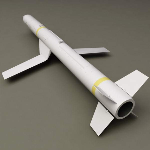 aircraft missile agm-84h slam 3d model