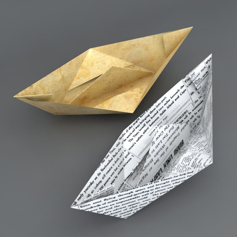 Paper Ship 3d Model paper-ship-3d-model