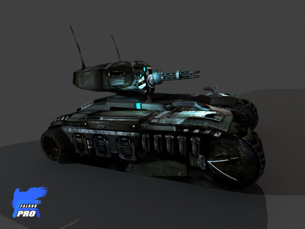 scorpion tank 2020 3d model