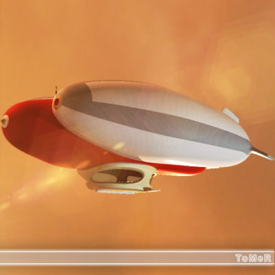3d zeppelin model