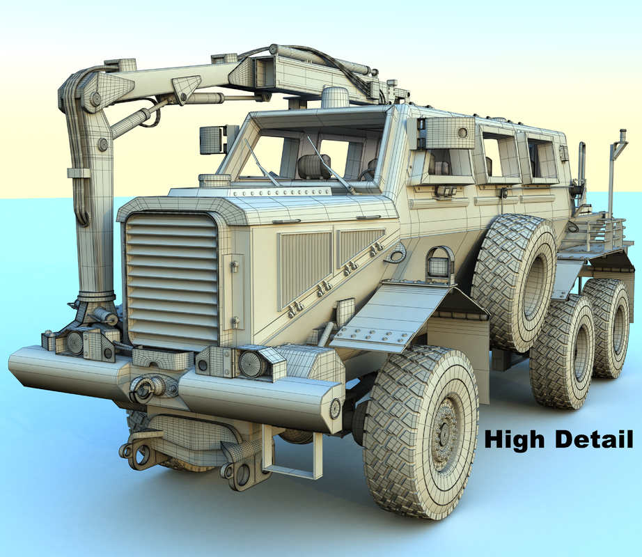 military vehicles 3d model