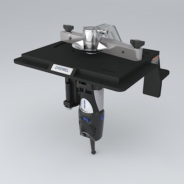 dremel shaper-router tisch + dremel 300 multipro 3D-Modell - TurboSquid ...