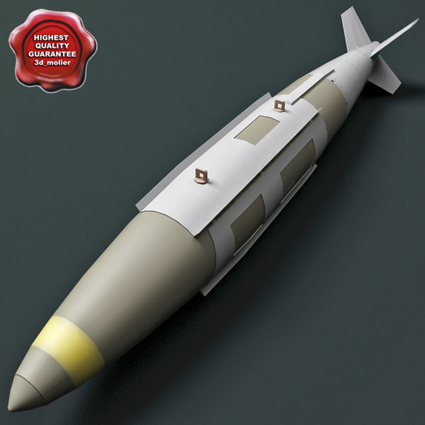 aircraft bomb blu-107 durandal 3d model