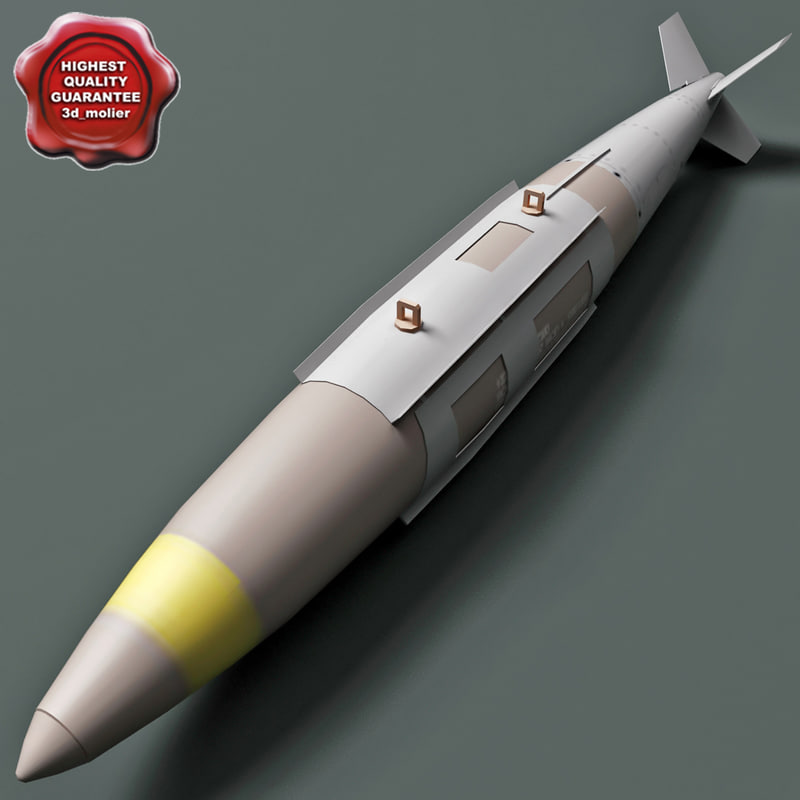 Aircraft Bomb Gbu 32 Jdam 3d Model