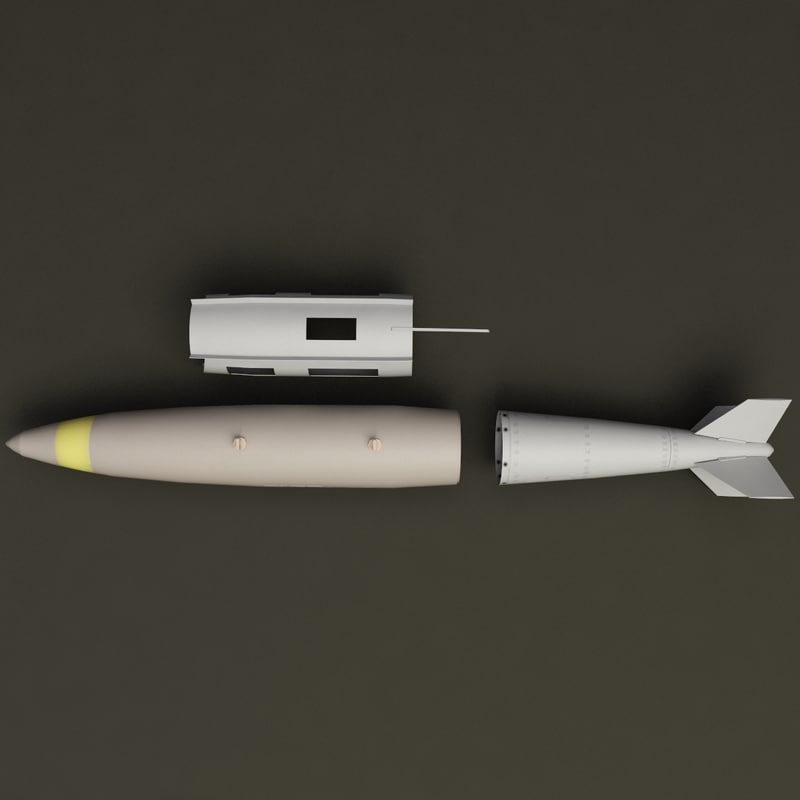 Aircraft Bomb Gbu 32 Jdam 3d Model