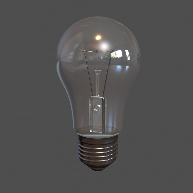 3ds max light bulb
