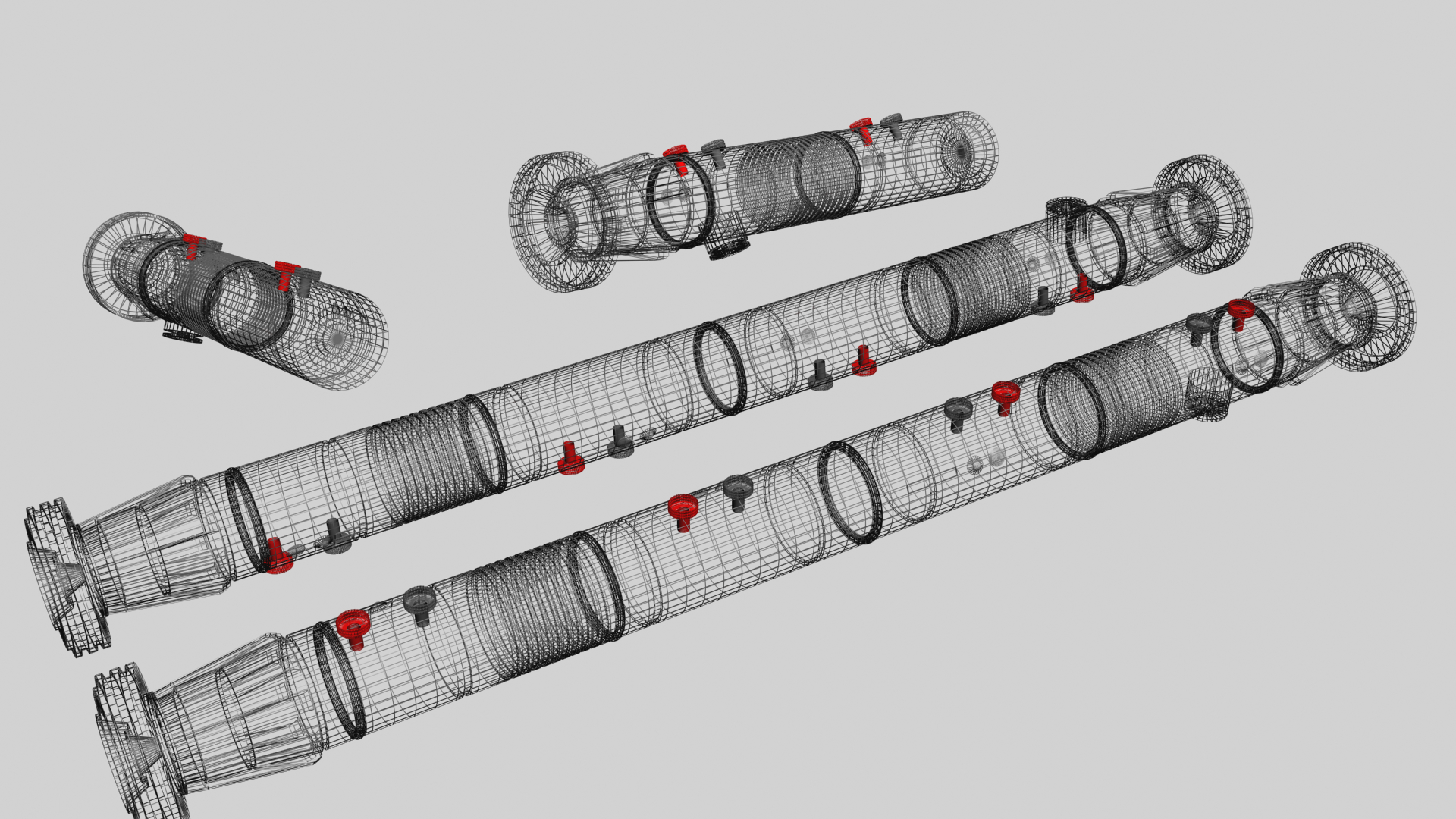 sith darth maul lightsaber 3d model