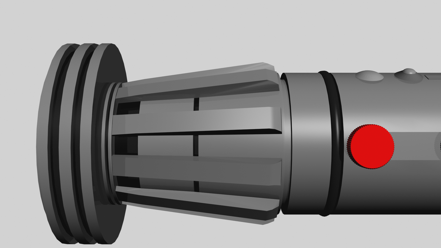 sith darth maul lightsaber 3d model