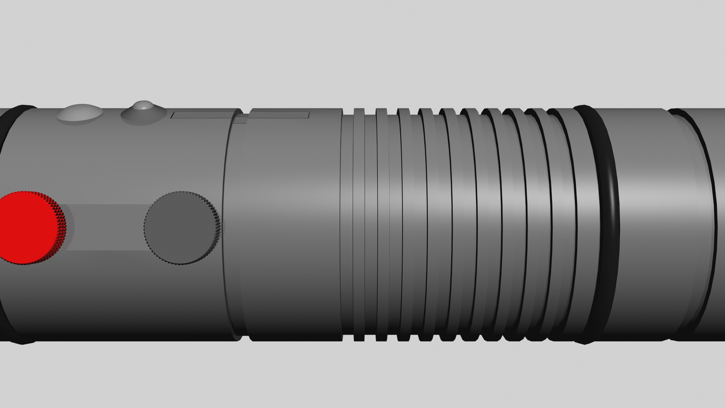 sith darth maul lightsaber 3d model